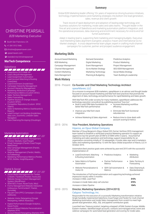 Vice President Marketing Resume Samples And Templates Visualcv