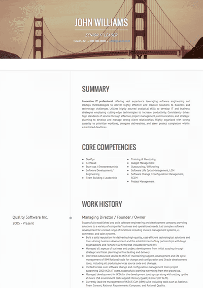 Technical Support CV Examples & Templates | VisualCV Technical Support CV Examples & Templates | VisualCV